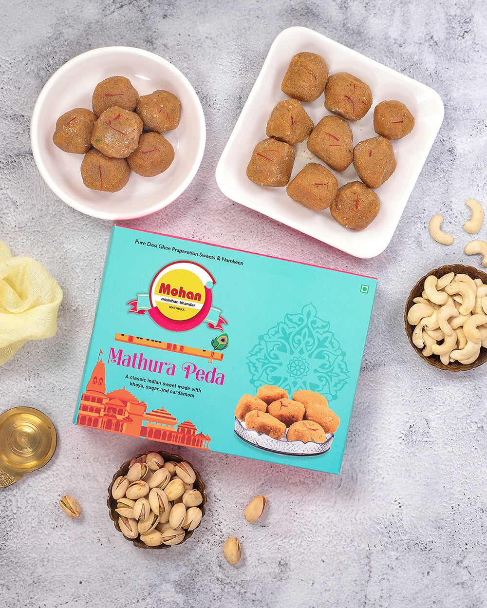 Best Mathura Peda - Authentic Mathura Sweets | Order Original Pede ...